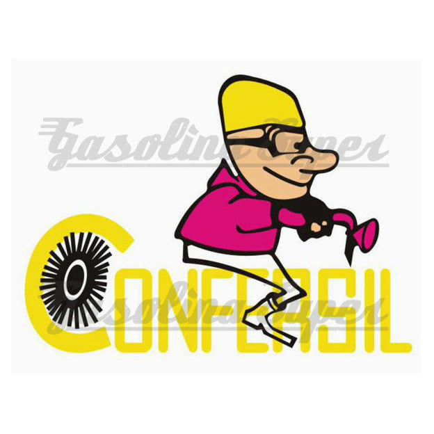 Autocolantes de emblemas Confersil (par) – gasolinasuper